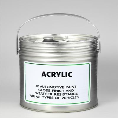 China Acrylic 1K Automotive Paint Gloss Finish and Weather Resistance for All Types of Vehicles for sale