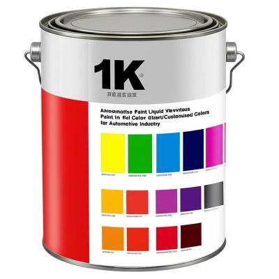 China 1K Automotive Paint Liquid Viscous Paint in Color Chart/Customized Colors for Automotive Industry for sale