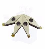 China CTSTC PCD Inserts Tools Vacuum Soldering For Cutting Tools Industry for sale
