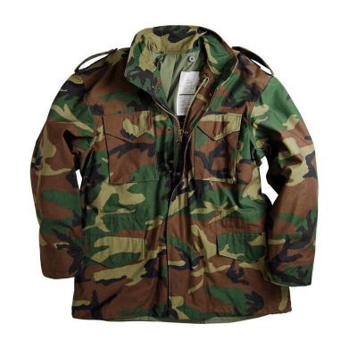 中国 M65屋外のウインドブレイカーのジャケットの柔らかい通気性の編まれた生地 販売のため