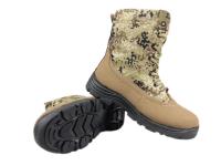 China Folding Resistant Military Leather Boots for sale