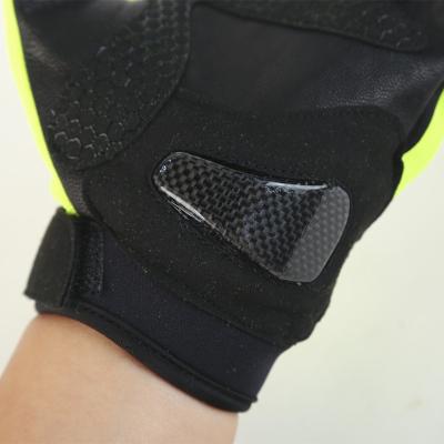 Cina Guanti riflettenti di nylon di guida impermeabili normali di disciplina del traffico del mezzo dito dei guanti in vendita