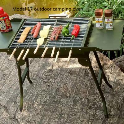China 304 Stainless Military Camping Gear Grill Foldable Portable Space Saving for sale
