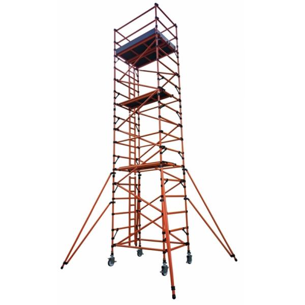 Quality 200kg/sqm GRP / FRP Scaffolding Anti Oxidation Fibreglass Scaffold Tower for sale