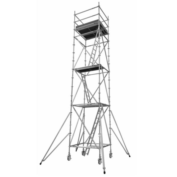 Quality Aluminum Ringlock Scaffolding System Customized For Construction / Building for sale