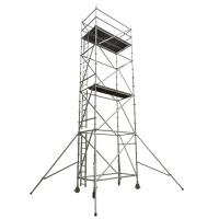 China Platformwidth 0.6m To 1.2m Aluminium Scaffold Tower With Diagonal Pipe Structure Anodized Surface Ideal For Construction for sale
