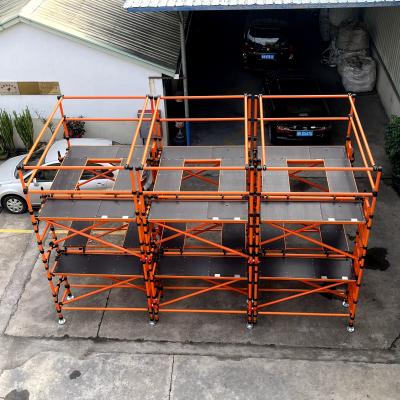 Quality Anti Oxidising Fiberglass Mobile Scaffold Tower 200kg/Sqm Load Capacity for sale
