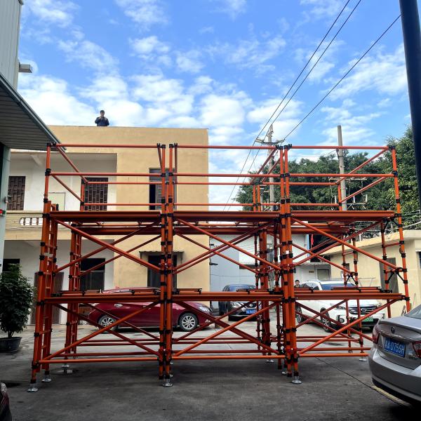 Quality Anti Oxidising Fiberglass Mobile Scaffold Tower 200kg/Sqm Load Capacity for sale