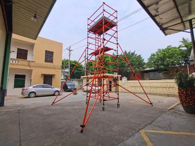 Cina Leader GRP Fibra di vetro stretta mobile scaffold torre a prova di fuoco antiossidazione in vendita