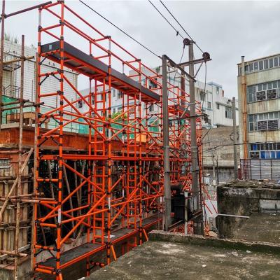 China 2.8mm Thick Fiberglass Mobile Scaffolding Platform Tower With 200kg/Sqm Load Capacity for sale