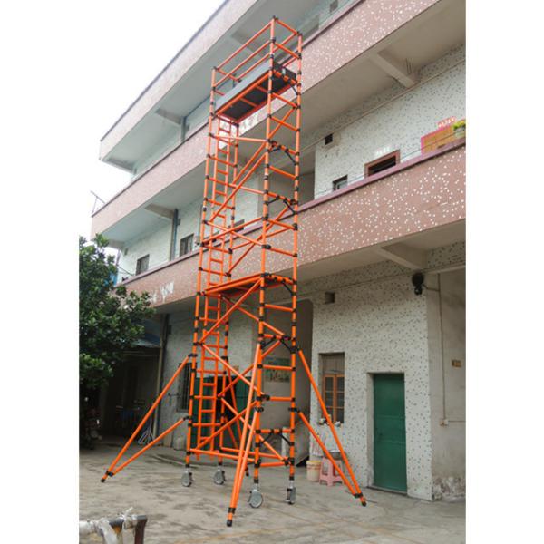 Torre de andamios de fibra de vidrio resistente a la corrosión Capacidad de carga 200 kg/m2