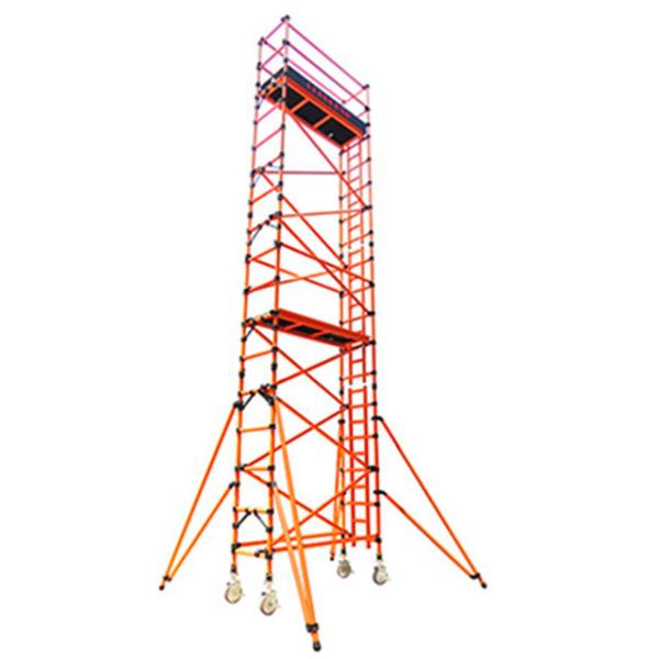Torre de andamios de fibra de vidrio resistente a la corrosión Capacidad de carga 200 kg/m2