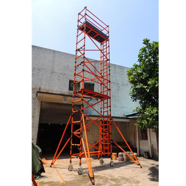 Torre de andamios de fibra de vidrio resistente a la corrosión Capacidad de carga 200 kg/m2