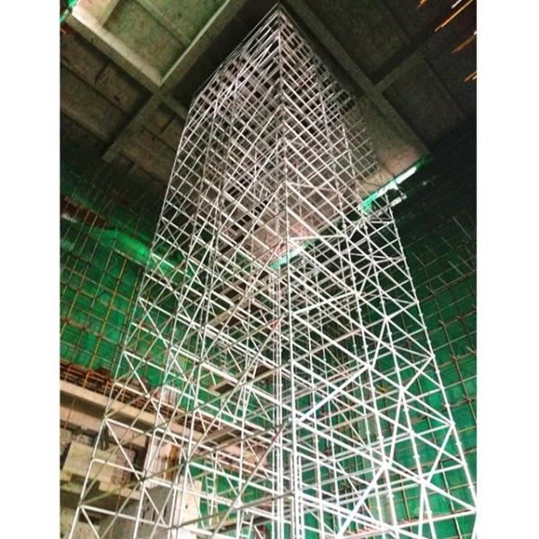 Quality Aluminium Lightweight Birdcage Scaffolding , Mobile Scaffold Tower For Easy for sale