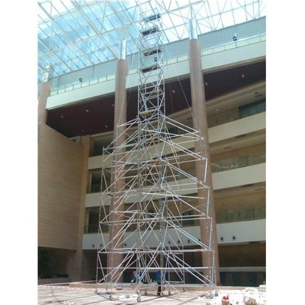 Quality 50.8mm Diameter Aluminium Scaffold Tower 39m Height 3.2m Thickness Ringlock for sale