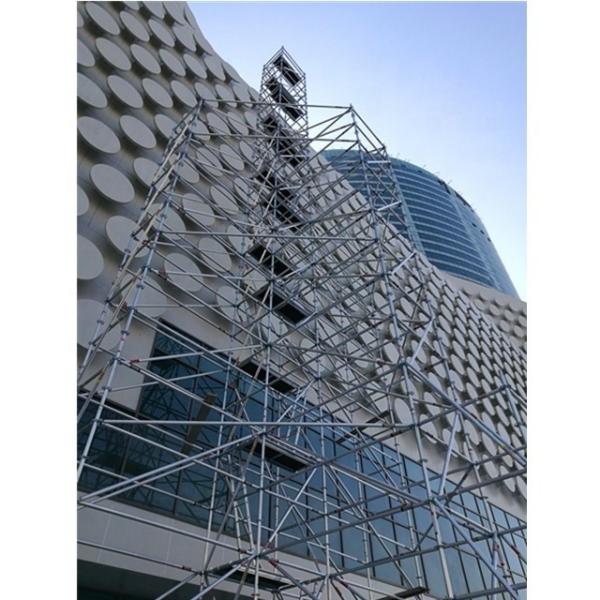 Quality 50.8mm Diameter Aluminium Scaffold Tower 39m Height 3.2m Thickness Ringlock for sale