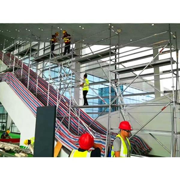 Quality Cusomized Aluminium Mobile Tower Cantilever Scaffold Platform For Escalator for sale