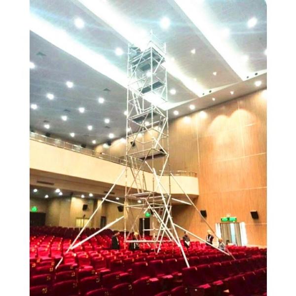 Quality Mobile Aluminium Scaffold Towers 1.8mm 3.2mm Thickness For Outdoor Building for sale