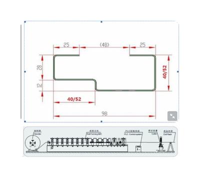 China Rolo de aço eficiente do quadro de porta que forma o elevado desempenho da estação da máquina 20 à venda