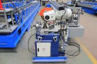 China Color Material Roller Shutter Door Roll Forming Machine For Roller Shutter Guide for sale