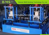 China Solar Mounting Structure Solar Bracket Roll Forming Machine PLC Cabinet Control Encoder Omron for sale