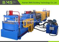 China Customizable CZ Purlin Roll Forming Machine HMI / PLC Control Panel System for sale
