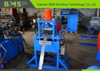 China 1.5 - 2.0 Thickness Shelf Bracket Roll Forming Machine With Servo Feeding Device for sale