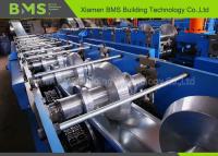 China Cr12 Blade Roofing Gutter Roll Forming Machine for sale