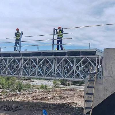 China Customized Steel Truss Bridge Portable Light Weight 3048mm*2134mm Panel Size for sale