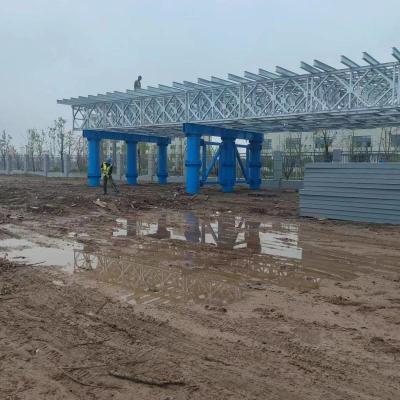 China Q355B Pipe Steel Truss Bridge Galvanization Or Painting Corrosion Prevention for sale
