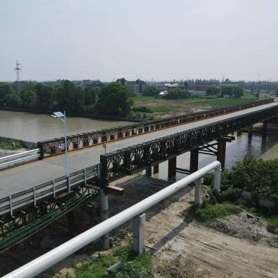 China 2.4 Meters Portable Steel Structure Bridges / Emergency Bridge Durability for sale