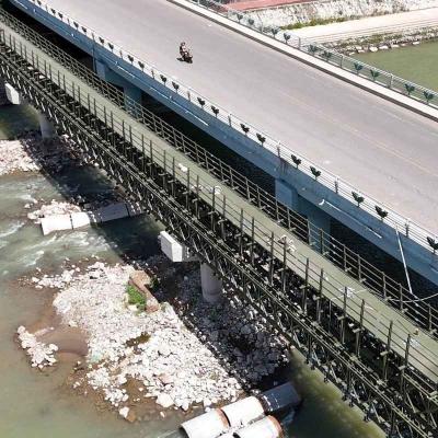 China Assembly Steel Modular Bridge / Military Steel Bridge High Durability for sale