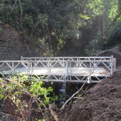 China Bailey Prefabricated Steel Bridge Light Weight Durable 3.2m-3.7m Width for sale