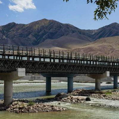 China Permanent Steel Truss Bridge / Space Large Span Light Steel Truss Bridges for sale