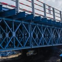 China Prefabricated Steel Bailey Bridge 300m Length Construction Safety Modular Truss Bridge for sale