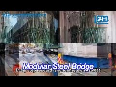 modular steel bridge pedestrian bailey bridge corrosion resistance
