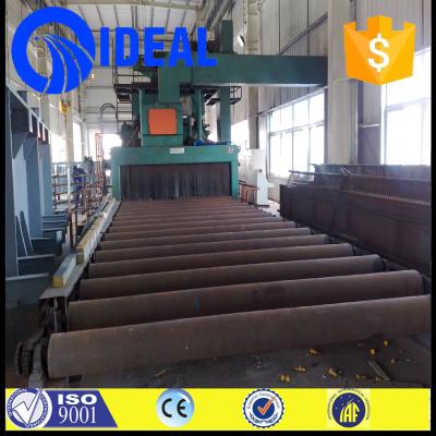 China new steel plate pretreatment line for removing rust and decontamination for sale