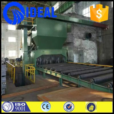 China Good quality roller conveyor shot blasting machine for cleaning steel plate for sale