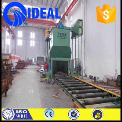 China H beam cleaning shot blasting machine for with Siemens/Schneider PLC for sale