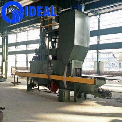 China Connecting plate small type shot blasting machine for surface improving for sale