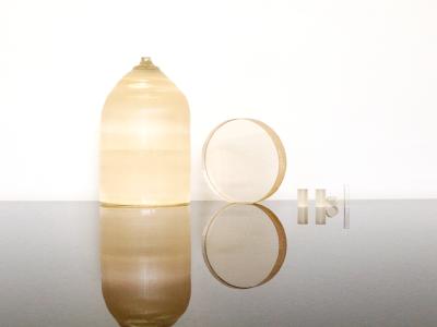 China High-Grade TSAG Level TGG Magneto-Optical Crystal, Terbium Gallium Garnet for Faraday Isolators & Rotators, 400–1100nm Transmission for sale