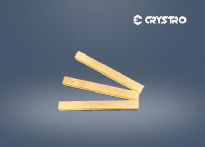 China 4 mm X 4 mm X 50 mm La3Ga5SiO14 LGS Single Crystal com barra de revestimento Au à venda