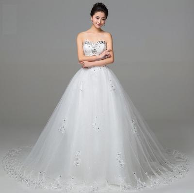 China Strapless Wedding Dress with sweetheart Neckline LXHS-1321/6 for sale