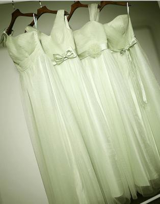 China Elegant One Shoulder Bridesmaids Wedding Dresses with long trains LXLSQ-1149 for sale