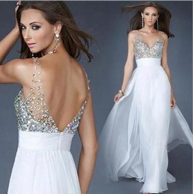 China Sexy Deep V Neck Evening Party Dresses, women long prom dresses LXLSQ-1149 for sale