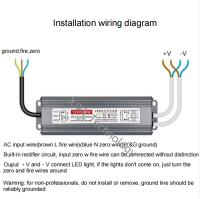 China 16.5A Silent Ultra Thin LED Driver 12V 200W Waterproof IP67 Wall Light Module for sale