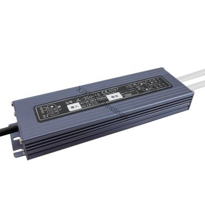 Cina Scatola luminosa da parete IP67 Alimentatore LED impermeabile 12V 250W 20A in vendita