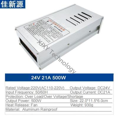 Cina Modulo Led Insegna Luminoso Alimentatore 24V 500W 20.1A IP54 Antipioggia in vendita
