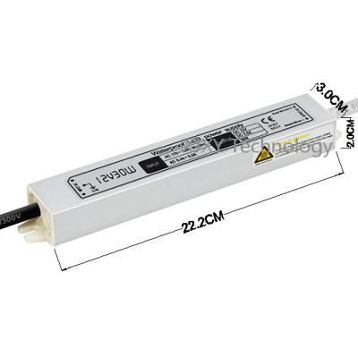 Cina IP67 Driver LED impermeabili Alimentatore 12V 30W Striscia luminosa Insegna luminosa sepolta in vendita