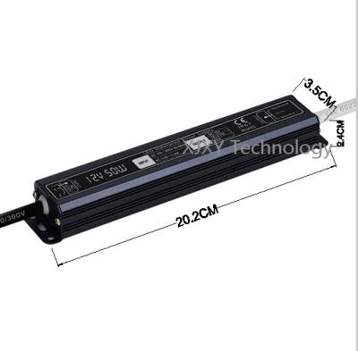 Cina Alimentatore per striscia luminosa a LED impermeabile 12V 50W 4.16A Scatola luminosa sepolta IP67 in vendita